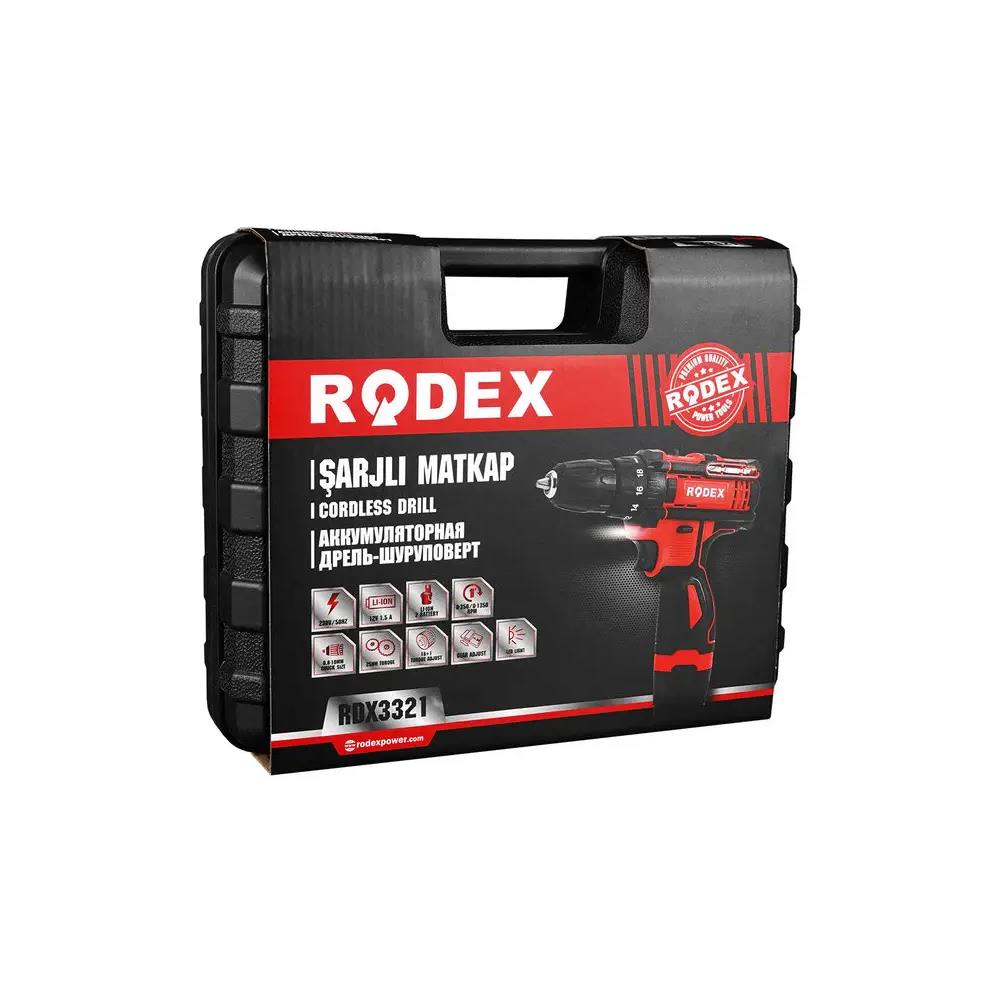 Rodex Rdx3321 Akülü Matkap Vidalama 12V 2X1.3Ah - Nalburdayım