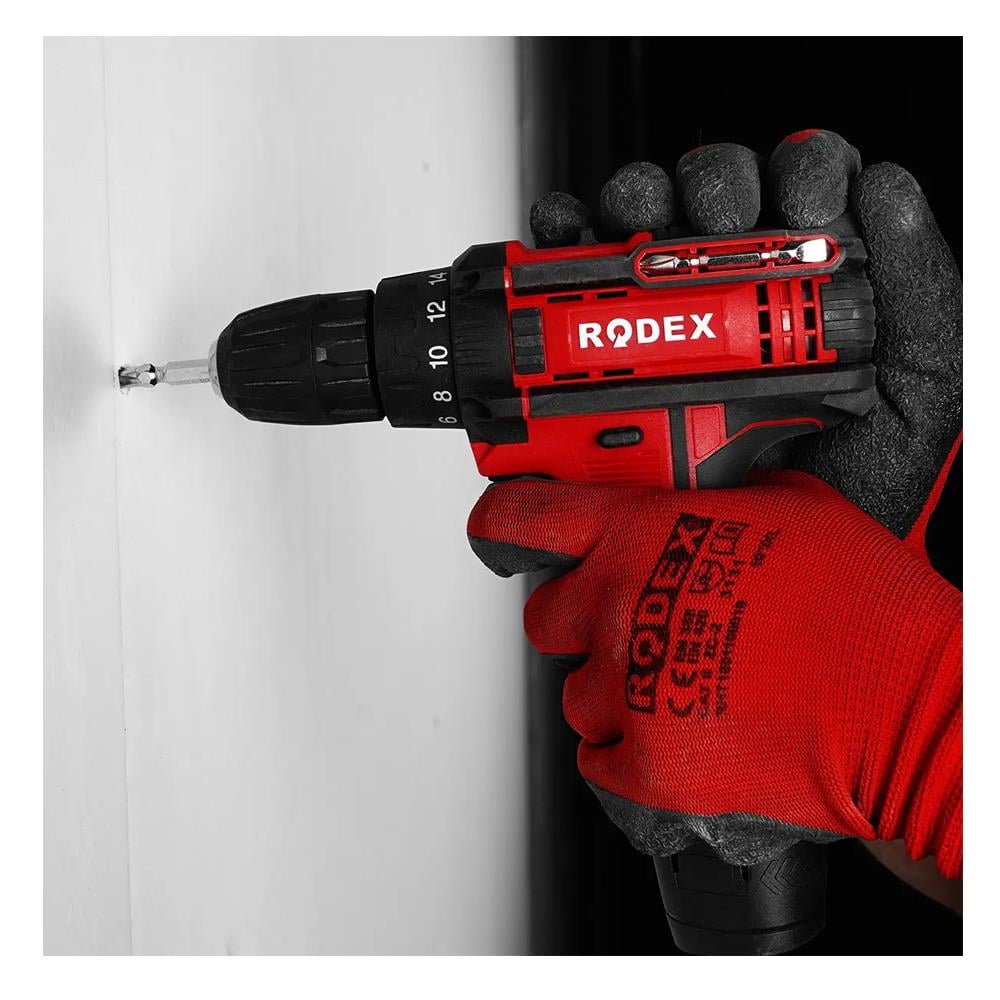 Rodex Rdx3321 Akülü Matkap Vidalama 12V 2X1.3Ah - Nalburdayım